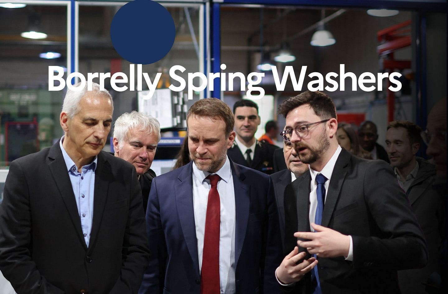 Le Ministre de l'Énergie et de l'Industrie en visite chez Borrelly
